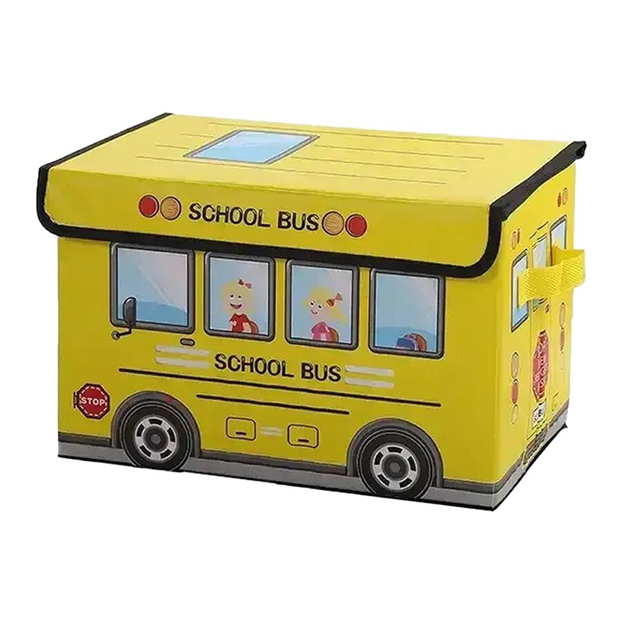 3pack Bus Storage Box for Kids,Foldable Toy Boxes Books,Toy bin with ...