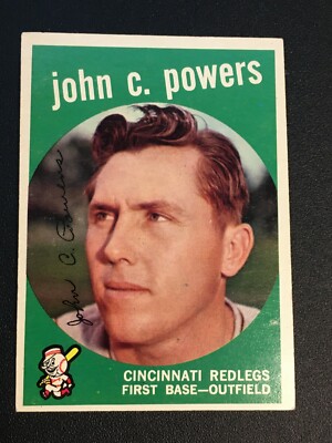 F62899 1959 Topps #489 John Powers REDS | eBay