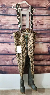Hodgman Wadewell 3-Ply Marsh Camo Canvas Chest Waders Mens Size 7 Duck ...