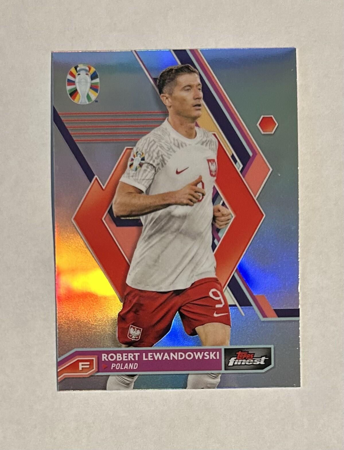 2023 Topps Finest Euros Robert Lewandowski Refractor - Poland | eBay