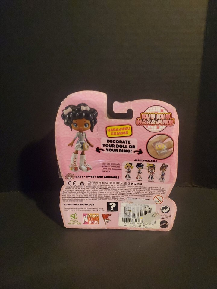 Kuu Kuu Harajuku 4" Doll Figure "Baby" with Ring and Charms | eBay