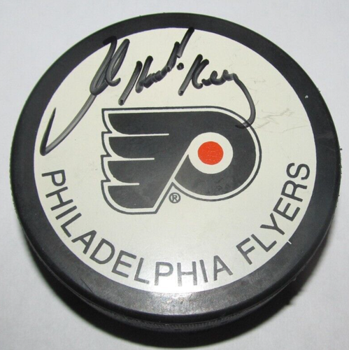 Signed Autographed Philadelphia Flyers Hockey Puck Bob Hound Kelly IIHF ...