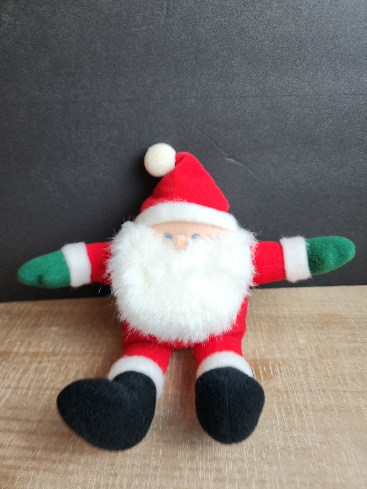 Santa plush doll 1986 Hallmark Small Christmas Holiday Decor Sitting | eBay