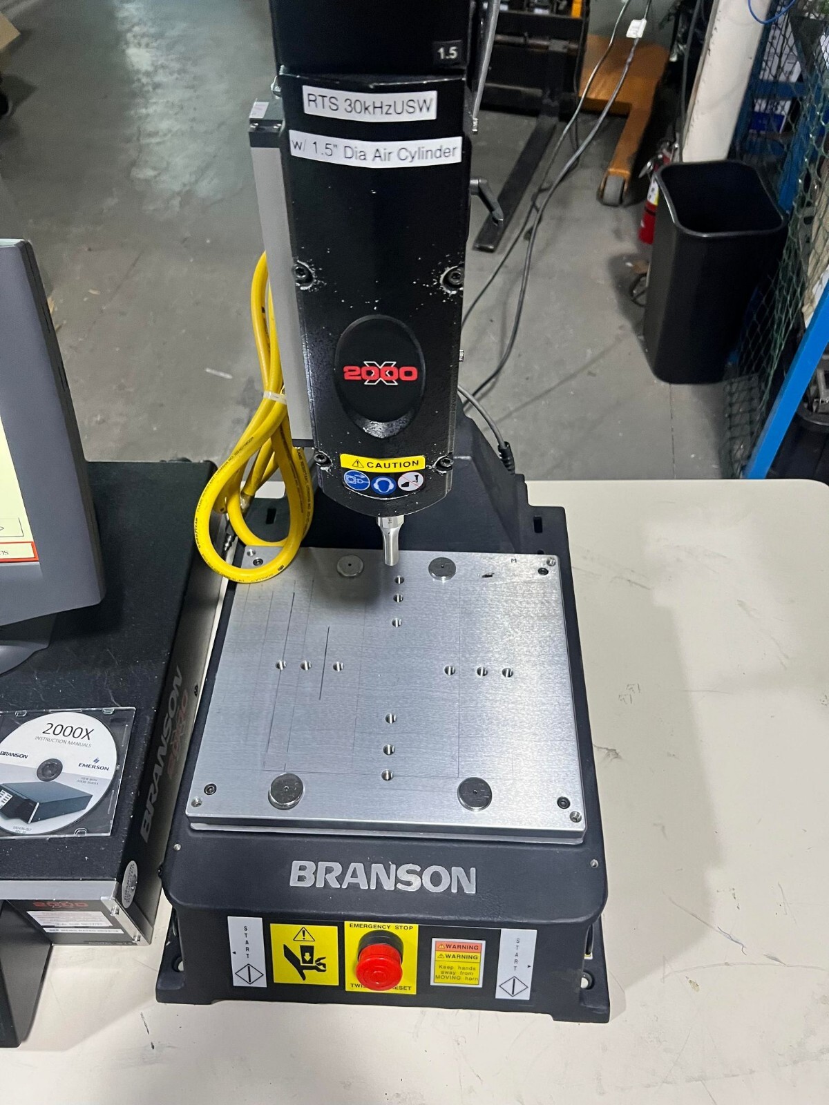 Branson 2000X Ultrasonic Welder with 2000Xdt Controller 30:1.5 1500W ...