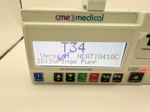 CME MCKINLEY T34 SYRINGE PUMP DRIVER **SERVICED** 24H RATE PUMP DRIVER ...