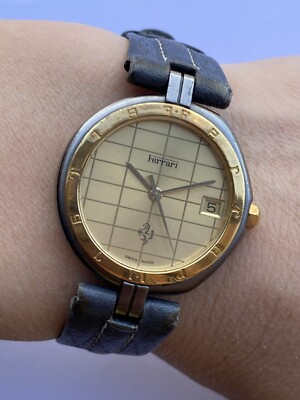 Ferrari By Cartier Watch Quartz Eta 955.411 Swiss Made 30mm Lady Gold ...