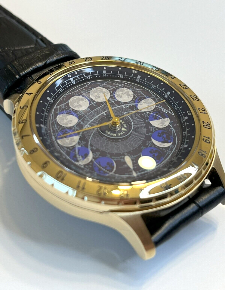 CITIZEN ASTRODEA COSMOSIGN CAL-4P85 Age of the Moon Blue Dial Quartz ...
