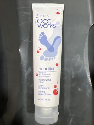 Avon Foot Works Beautiful Cherry Ice Exfoliating Scrub 3.4 oz. | eBay