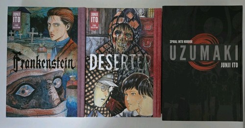 Junji Ito Lot- Uzumaki, Frankenstein, & Deserter | eBay