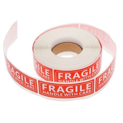 1 Roll/500pcs Fragile Adhesive Stickers Handle with Care Labels for ...