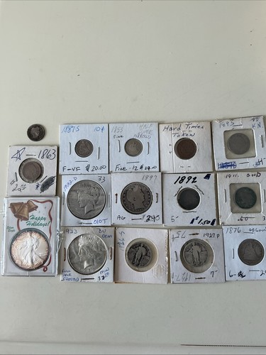 Lot of ( 19 ) Mixed US. Coins - Uncertified. Some Nice Coins In This ...