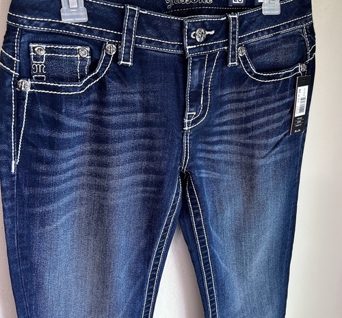 NWT Miss Me Mid Rise Boot Angel Wing Jeans Women Size 30 Wings ...