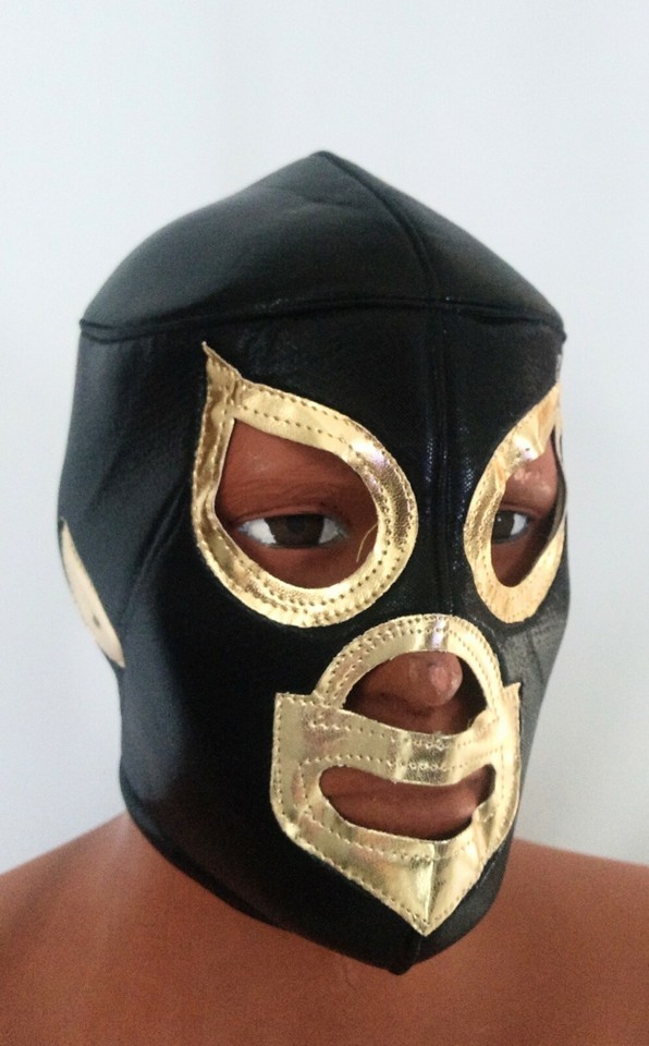 EL SANTO-GOLD EDITION!! LUCHADOR/WRESTLER MASK!! AWESOME!! CLASSIC ...