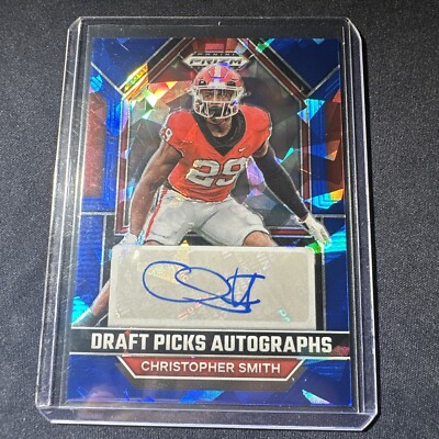 2023 Panini Prizm Draft Picks - Christopher Smith Auto /75 #DPA-CHS | eBay