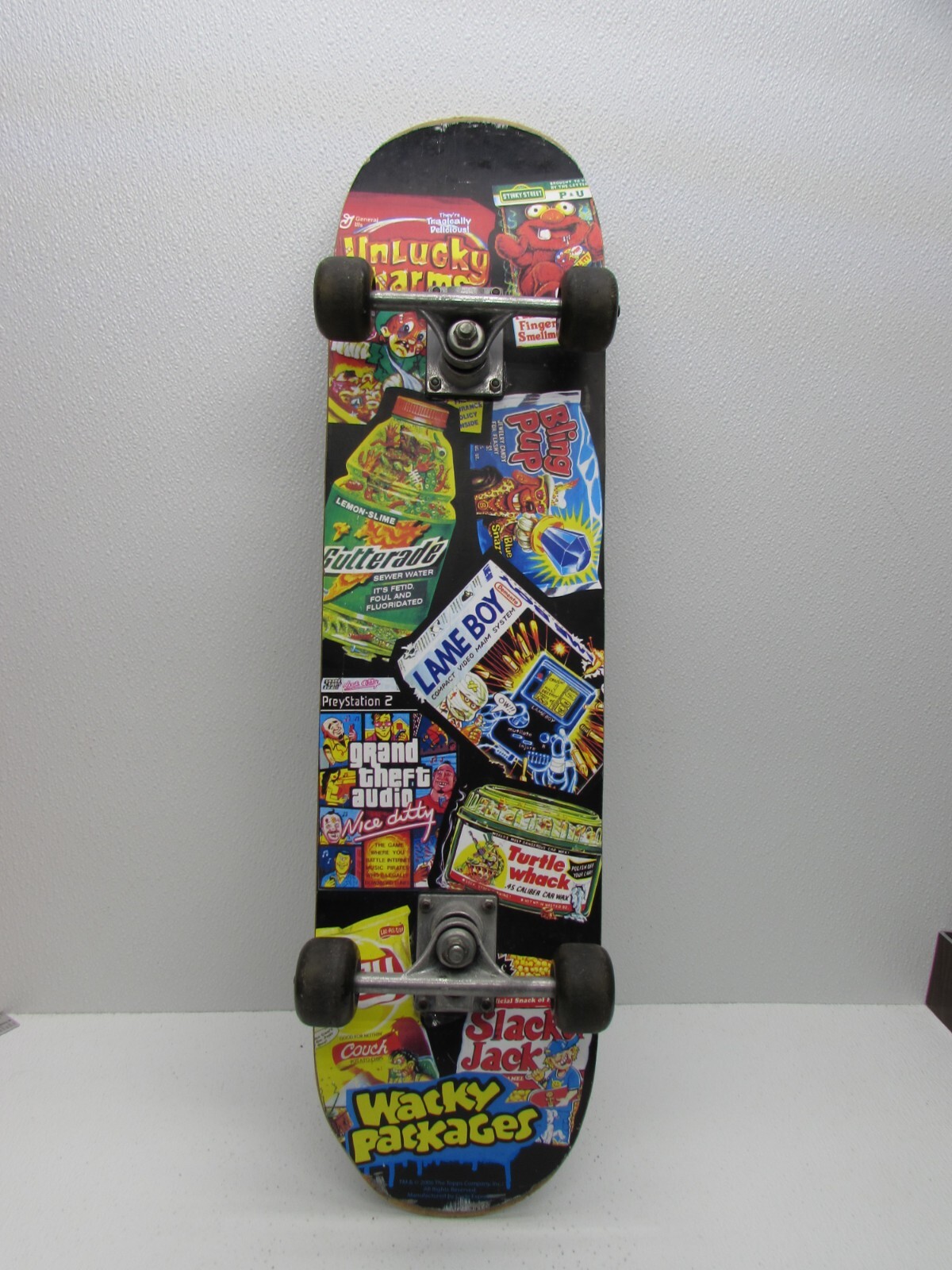RARE WACKY PACKAGES 31” PRO STYLE SKATEBOARD 2006 The Tops Co Retro ...