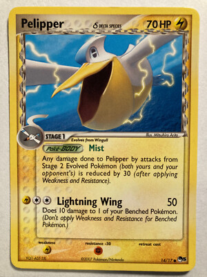 Pelipper 14/17 Pop Series 5 - Pokemon - LP | eBay