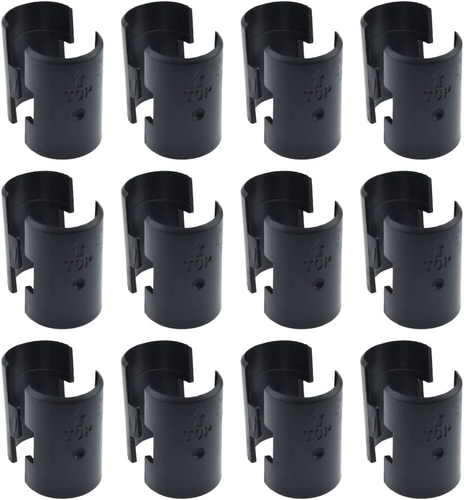 Plastic Wire Shelf Lock Clips Sleeve Shelf Clamp Shelving Accessory for ...