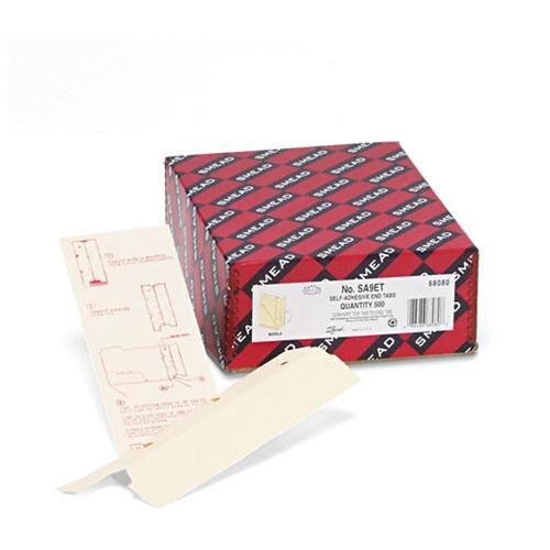 Smead 68080 Manila End Tab Converters - 500 / Box - Manila Tab ...