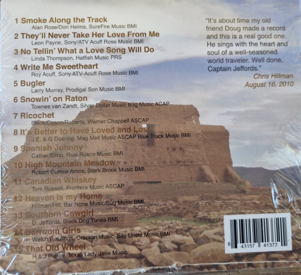 DOUG JEFFORDS - WEST OF THE PECOS - CD SIGILLATO SIGILLATO SEALED ...