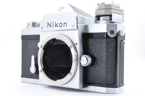 Nikon F Eye Level Silver 35mm SLR Film Camera Body Late Model [Exc +3 ...