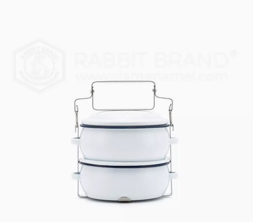 Thai Traditional Enamelware Tiffin Lunch Box Food Container Pinto Bento ...
