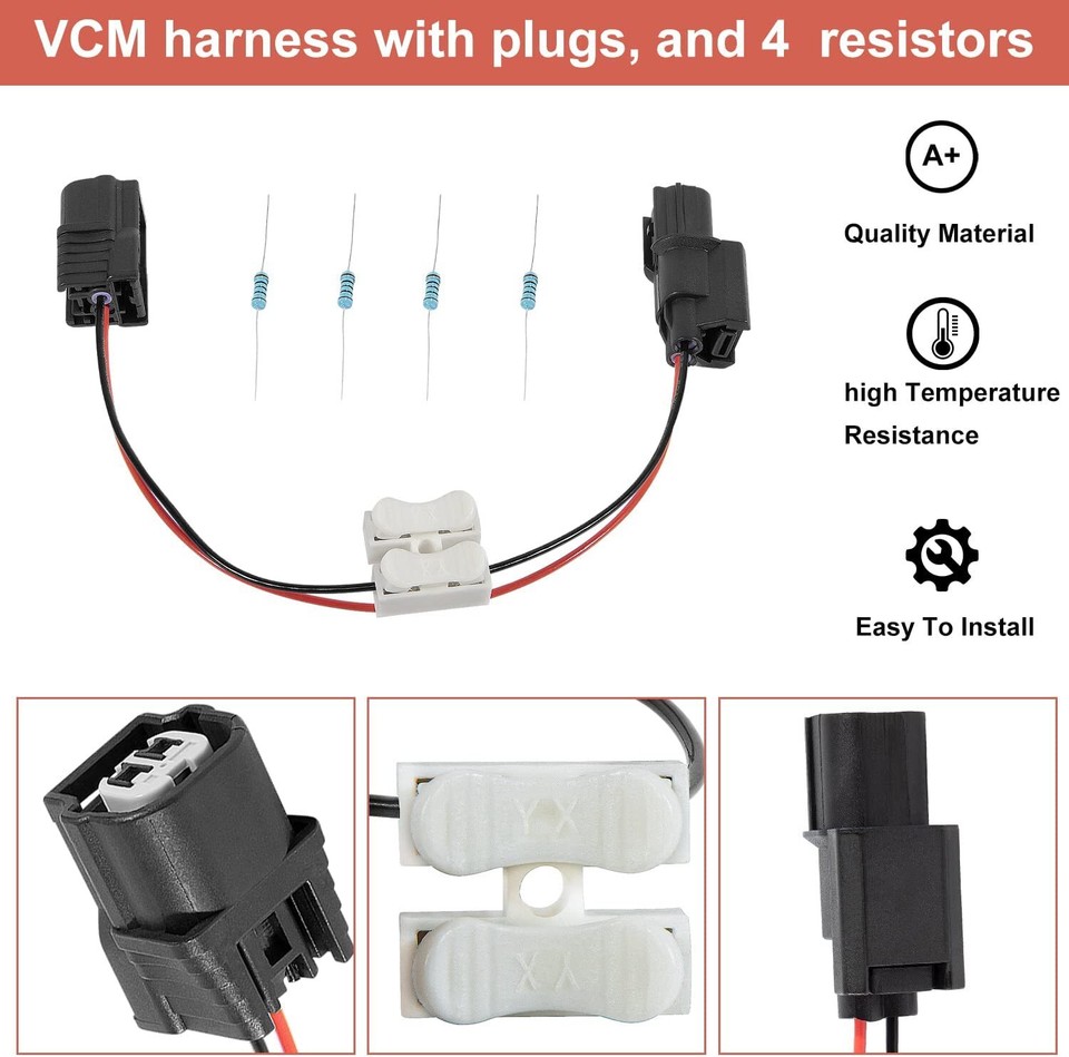 VCM Disable Kit Harness w/ Plugs For Honda Acura Pilot Accord Odyssey 3 ...