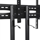 Height Adjustable Mobile TV Stand Mount Universal Flat Screen Rolling ...