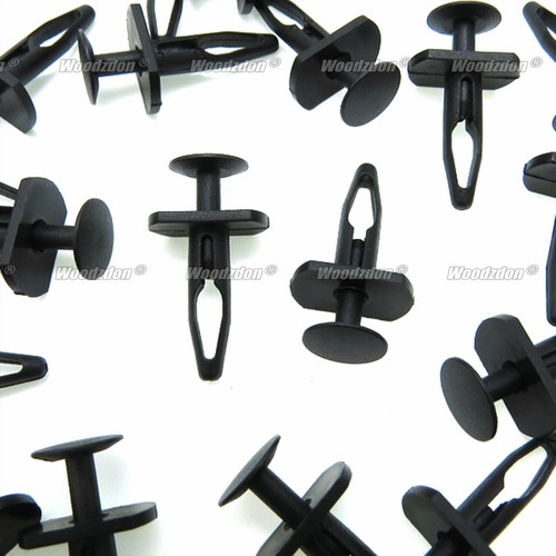 25 Automotive Clip Push Type Retainer Nylon Rivet Fits 5mm Hole For VW ...
