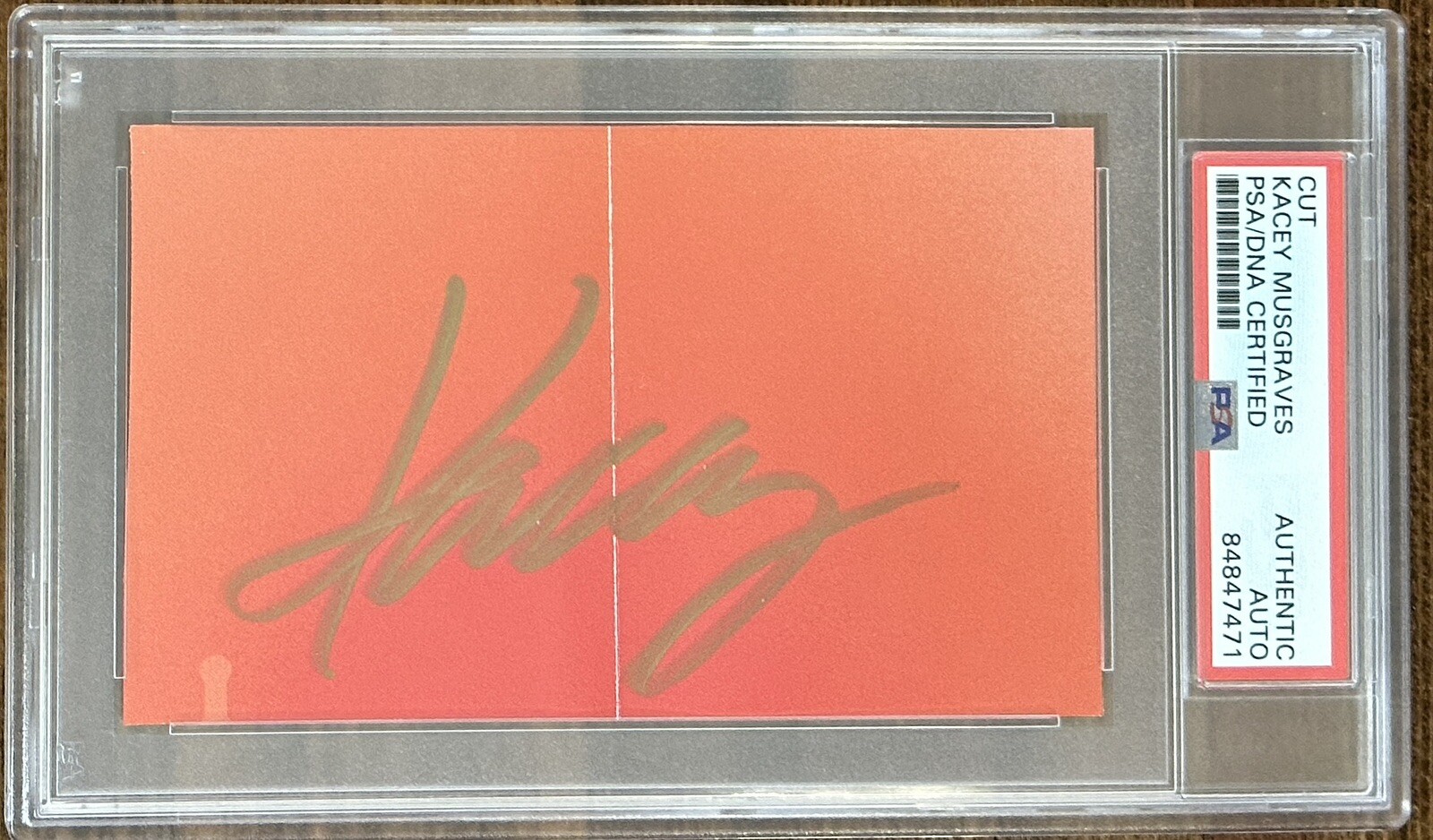 KACEY MUSGRAVES SIGNED CD ALBUM CUT SIGNATURE PSA DNA CERTIFIED COA ...
