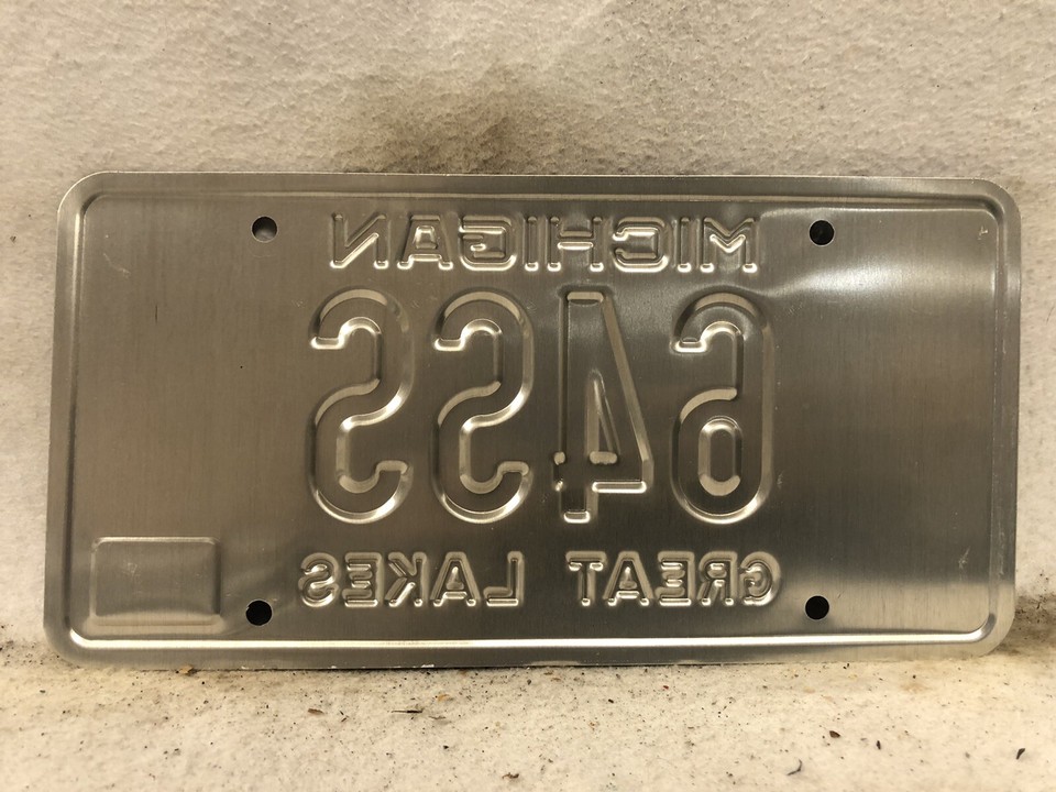 1990 Michigan Vanity License Plate “64SS” | eBay