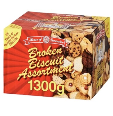 Broken Biscuit Assortment 1.3kg House Of Lancaster British Biscuits ...
