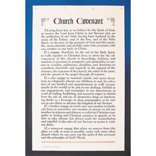 Church Covenant Wall Chart (2004, Hardcover) for sale online | eBay