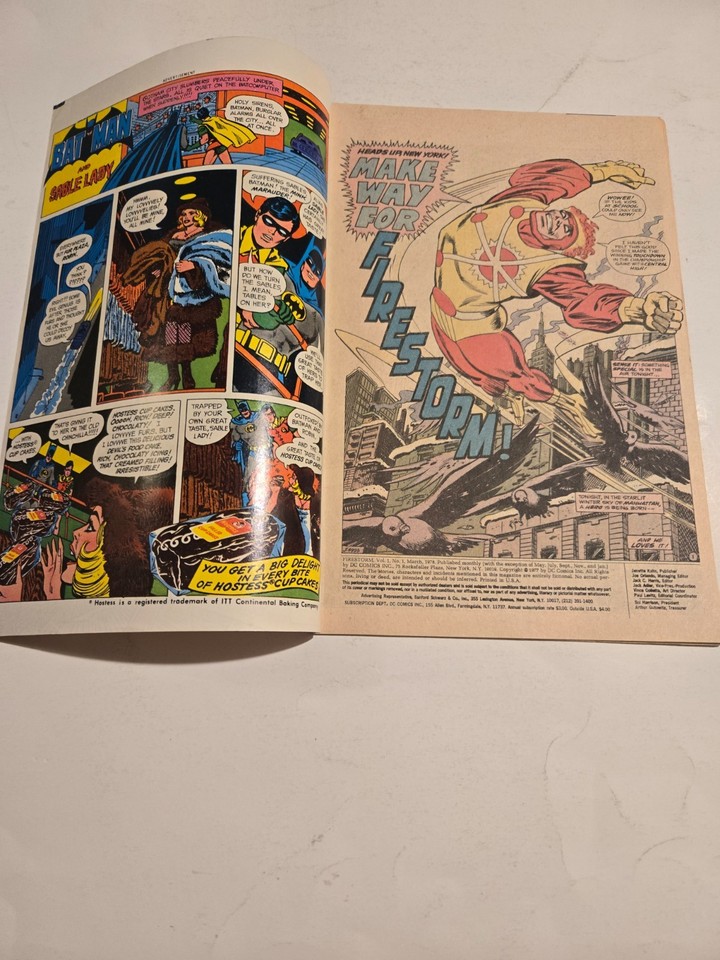 FIRESTORM #1, origin and 1st app. DC Comics Bronze Age 1978 | eBay
