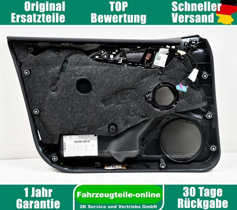 Door Panel Door Card Front Right S-Line Audi A6 C7 4G5 Avant 4G1867104E ...