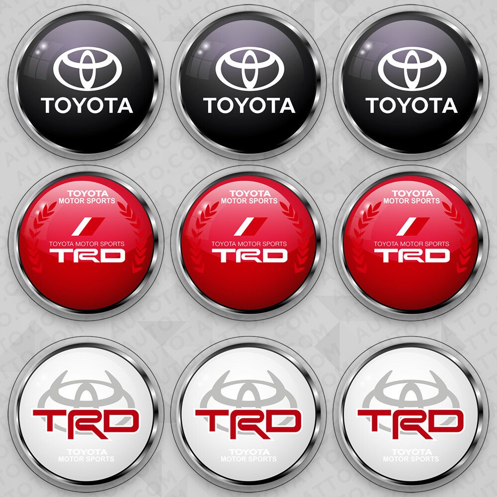Toyota TRD Racing Motor Sports Devil Medal Car Logo 3D Sticker Vinyl ...