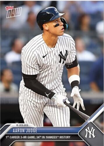Aaron Judge 2023 Topps Now - First career 3 Home Run game 754 | eBay