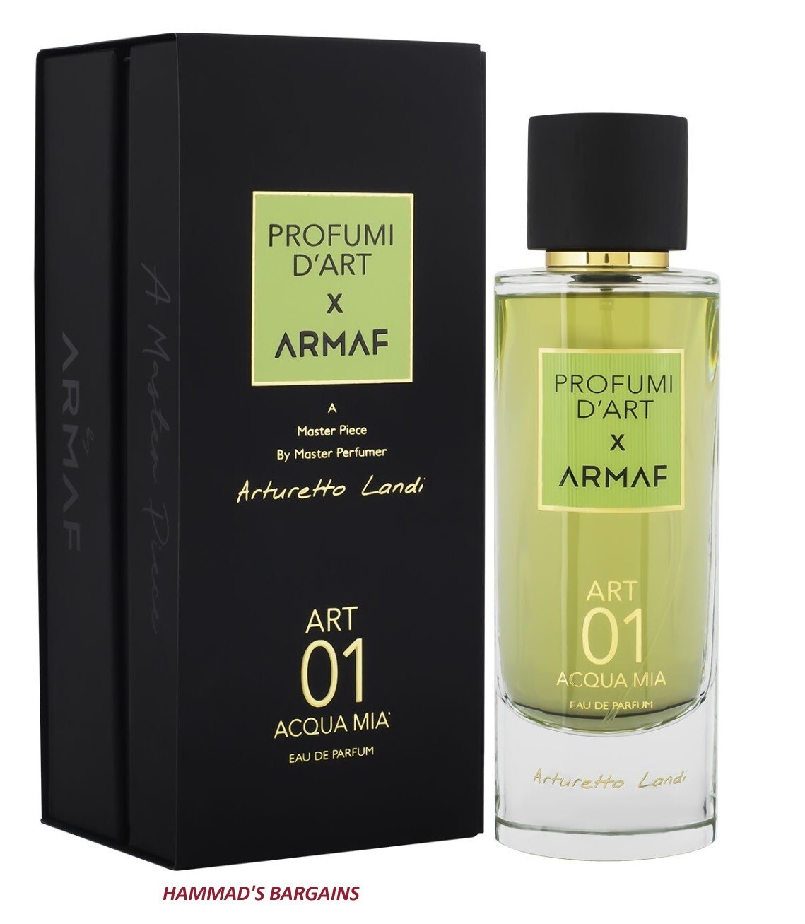 ARMAF ART 01 ACQUA MIA BY ARTURETTO LANDI EDP 3.6 OZ / 105 ML FOR MEN ...