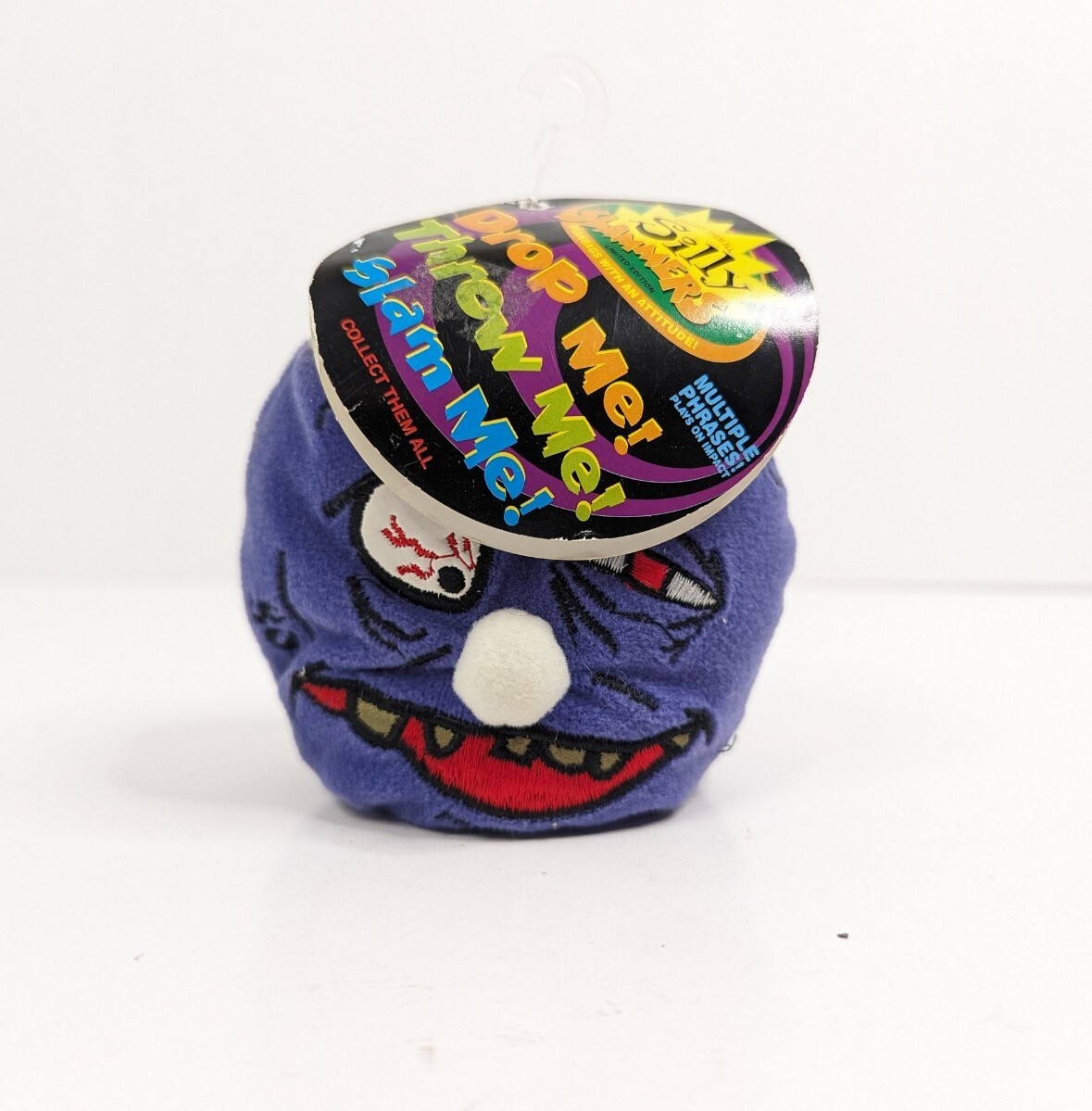 Silly Slammers Plush 90s Brainard #54 Bloodshot Eye Exposed Brain Voice ...