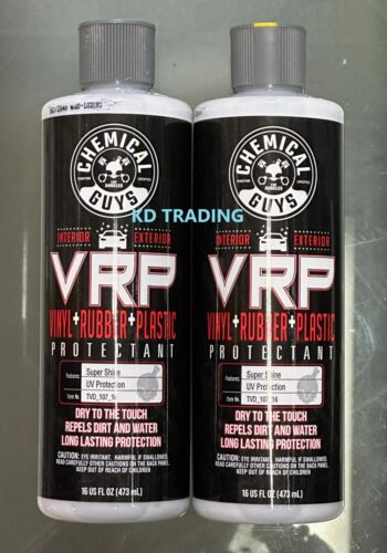 (2-Pk) Chemical Guys VPR Vinyl Rubber Plastic Leather UV PROTECTANT ...