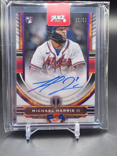 2023 Topps Tribute Michael Harris II Rookie Purple Card Auto 22/50 ...