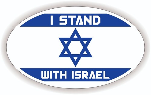I STAND WITH ISRAEL Vinyl Bumper Sticker Decal | eBay
