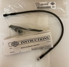 Harley-Davidson BRAKELINE UPR XL DIAMOND-BLACK 26.5X0 DEG OEM #41800260 ...