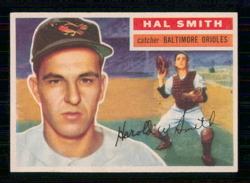 1956 TOPPS BASEBALL # 62 HAL SMITH 12074 | eBay