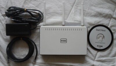 D-link DIR-655 Xtreme N 4-Port Gigabit Switch Wireless-N Router NAS ...