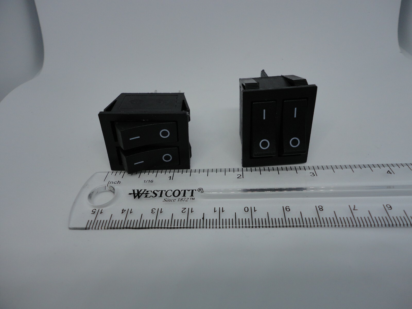 2 Pcs Pack Lot KCD8 T125 15A 250V 20A 125V CQC 4 Pins Dual Power Button ...