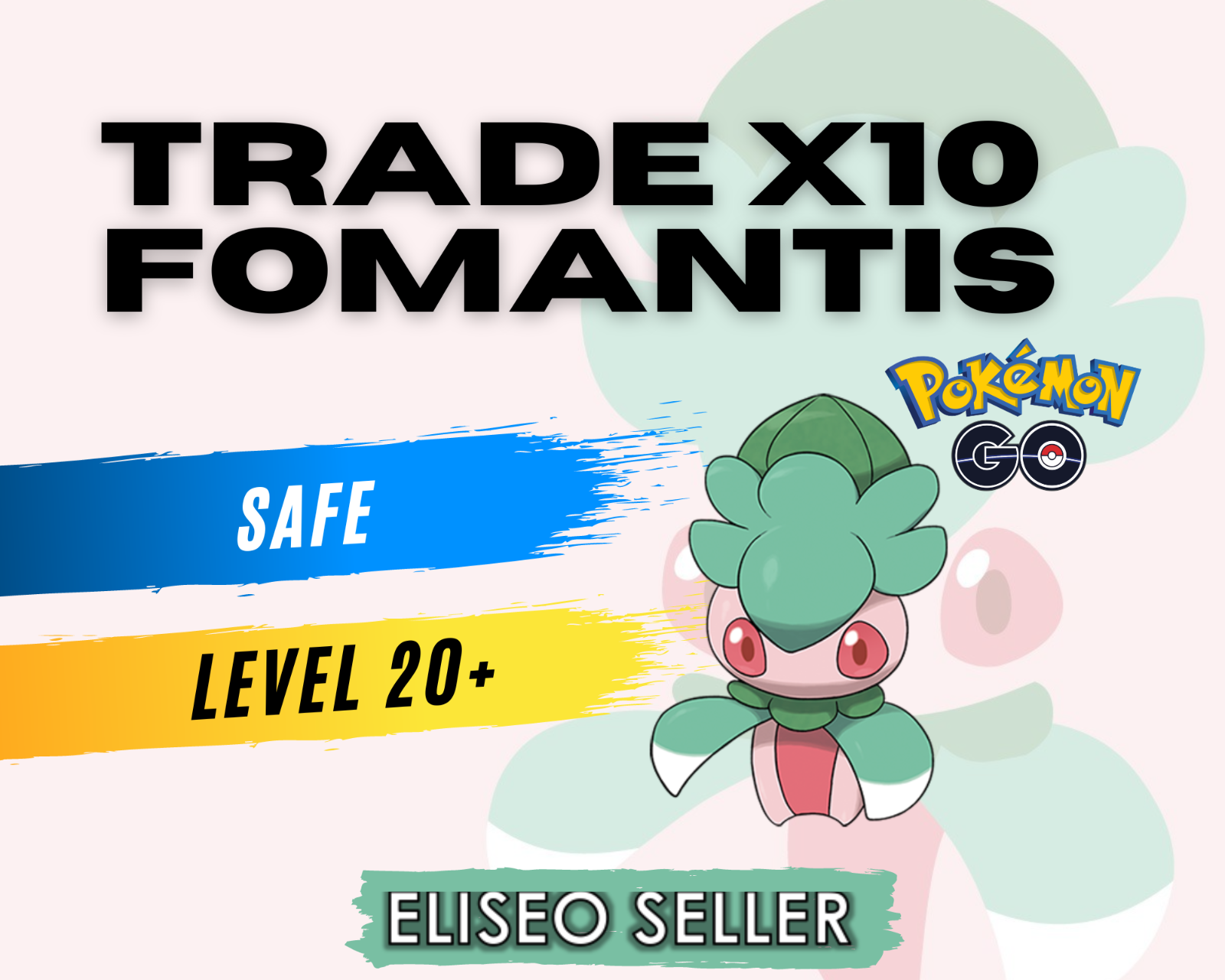 Pokemon Fomantis x10 GO - Alolan 7 GEN - Pack x10 | eBay