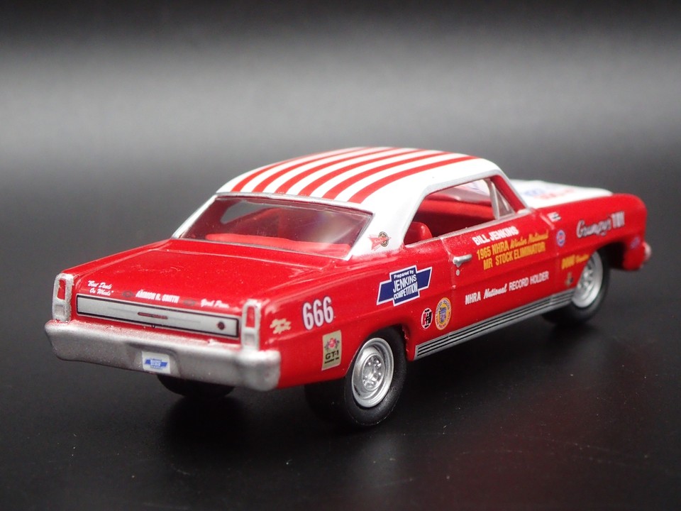 1966 CHEVY CHEVROLET NOVA BILL JENKINS GRUMPYS TOY 1:64 SCALE DIECAST ...