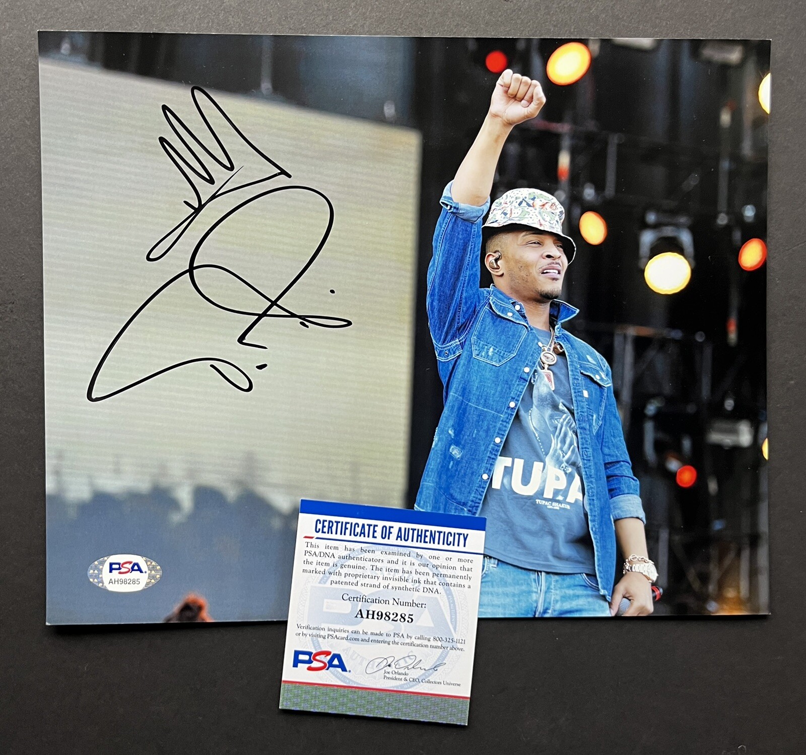T.I. Harris Signed Autographed 8 by 10 Photo PSA/DNA COA CERT RAP | eBay