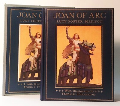 Lucy Foster Madison, Frank E Schoonover JOAN OF ARC in original box | eBay