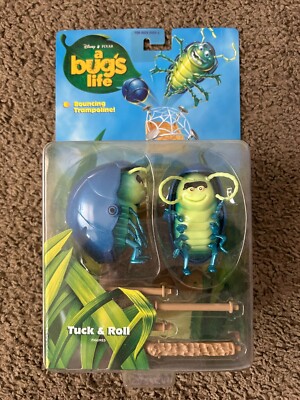 A Bugs Life Tuck & Roll Figures Bouncing Trampoline 1998 Mattel Pixar ...
